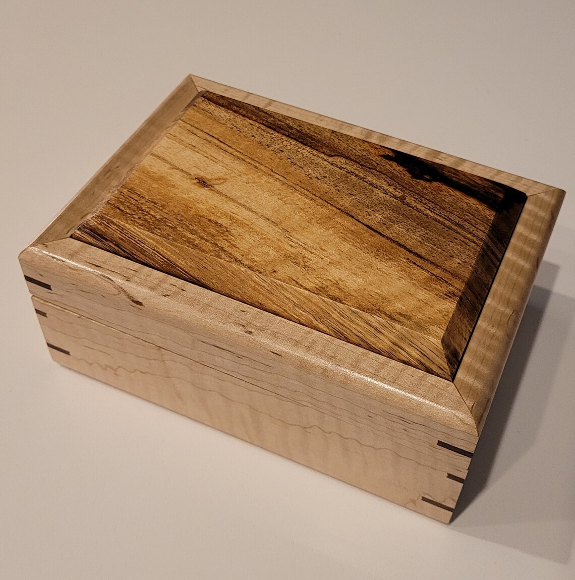 Curly Maple Heirloom Box With Cocobolo Top - Etsy