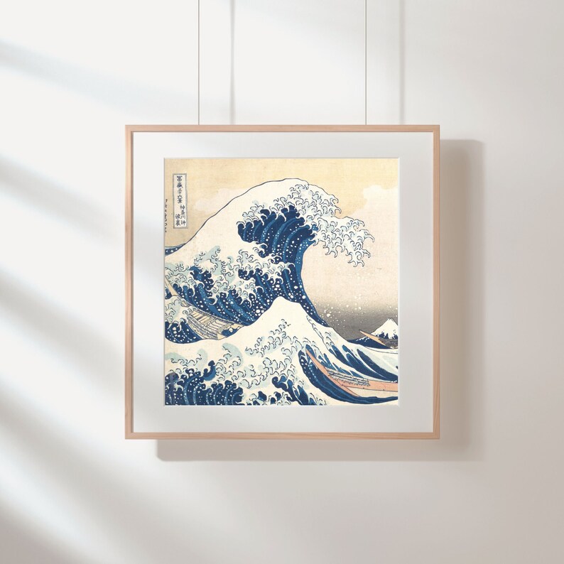 Great Wave of Kanagawa Print Poster Art Downloadable Prints - Etsy