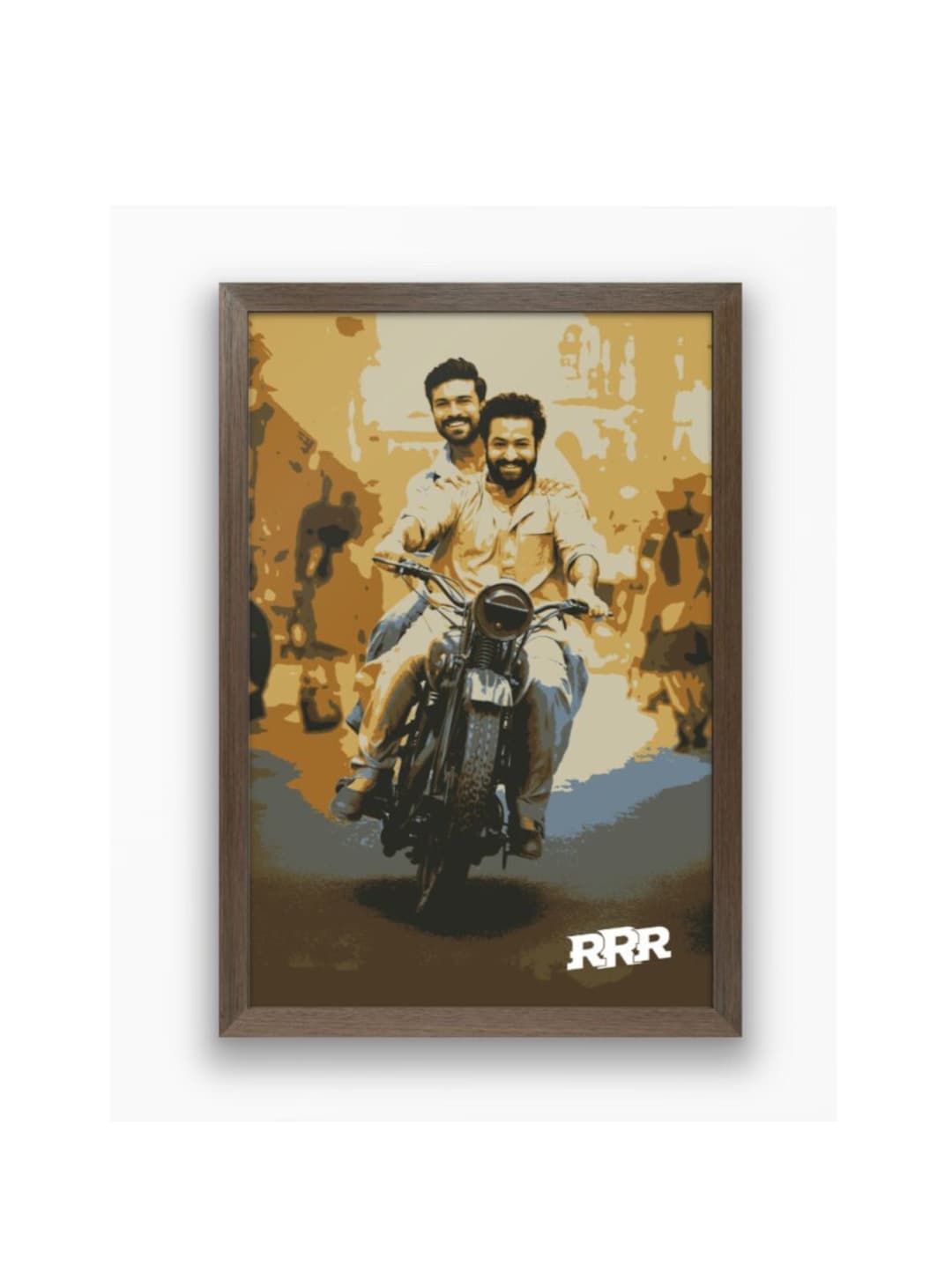 RRR Movie Poster | NTR Jr, Ram Charan Friendship Art (digital Download ...