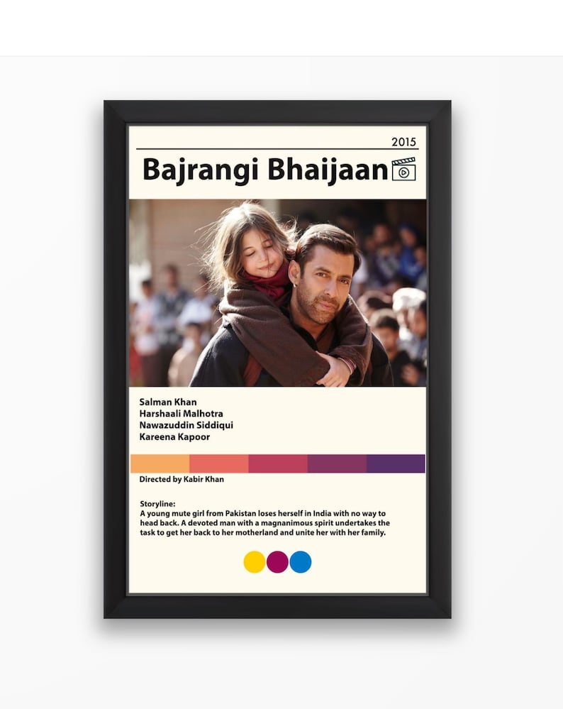Bajrangi Bhaijaan Movie Digital Art Poster | Salman Khan Poster ...