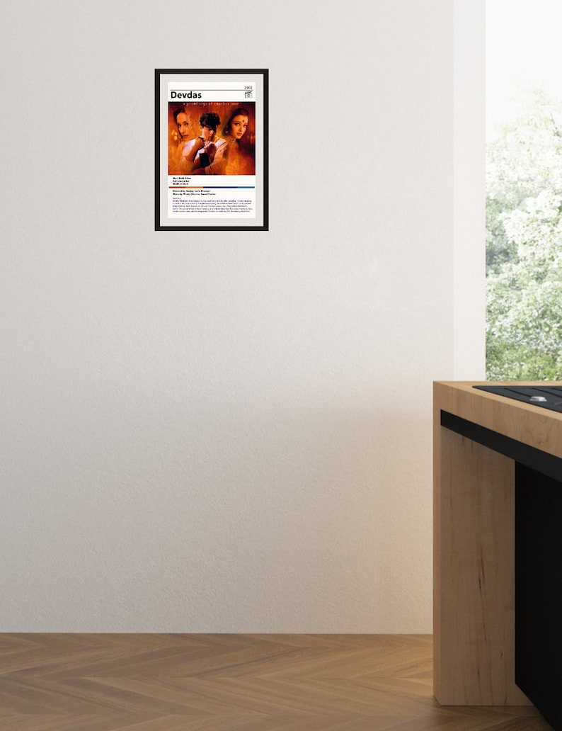 Devdas Movie Digital Art Poster Shah Rukh Khan Aishwarya - Etsy