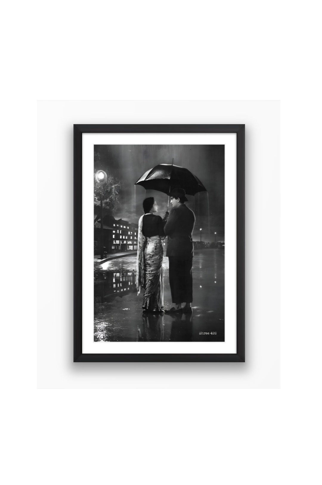 Shree 420 Digital Poster | Bollywood Movie Poster | Vintage Art | Raj ...