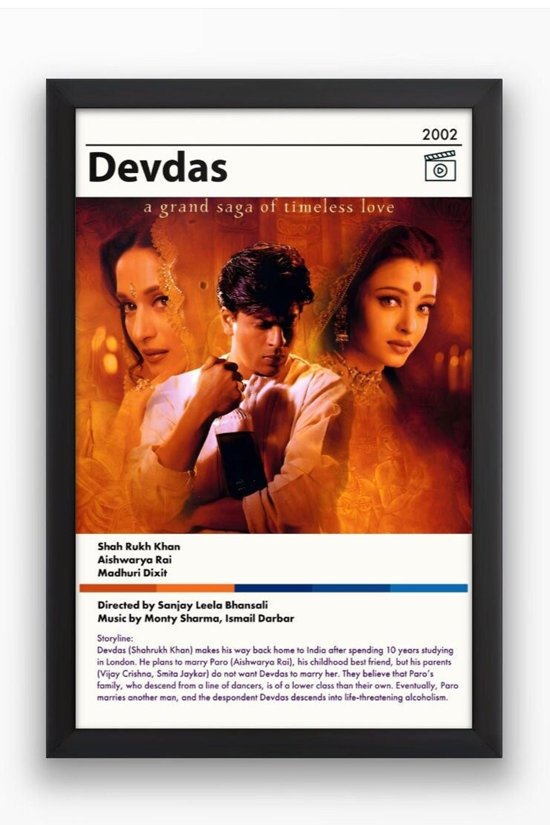 Devdas Movie Digital Art Poster | Shah Rukh Khan | Aishwarya Rai | Madhuri Dixit | Bollywood ...