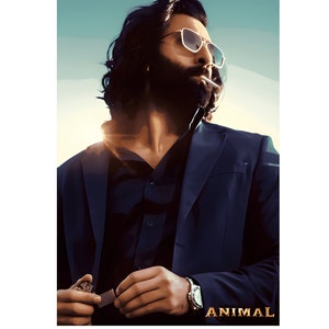 Ranbir Kapoor Poster | Animal | Indian Movie | High Resolution Digital ...