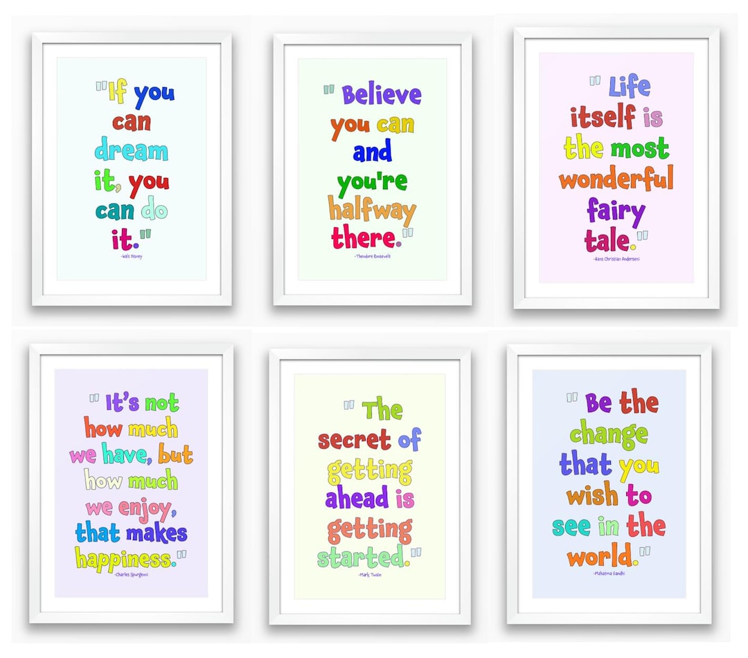 Kids Wall Art | Playroom Decor | Bedroom Decor | Affirmation Wall Art ...