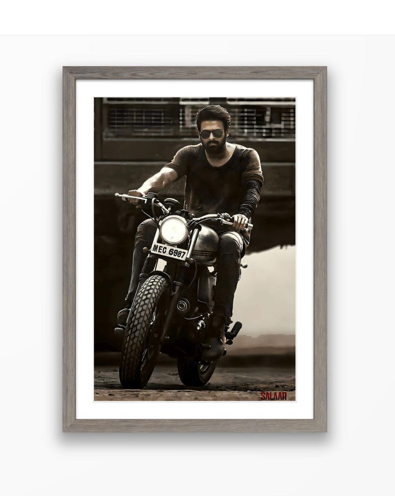 Prabhas Poster | Salaar | Indian Movie | Wall Art | Instant Download - Etsy
