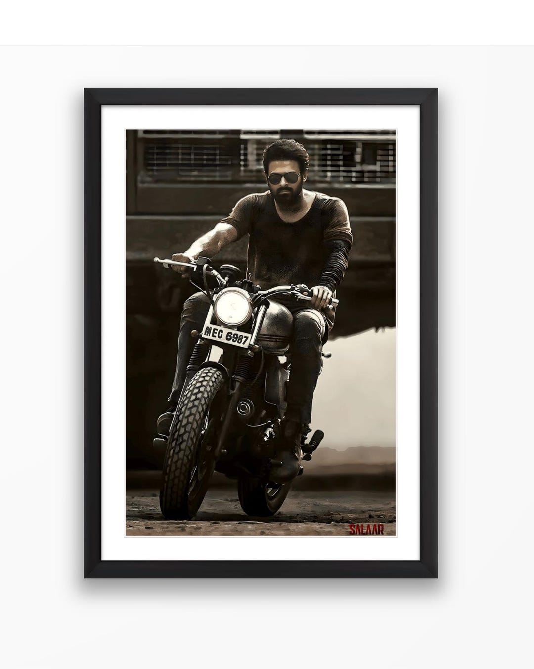 Prabhas Poster | Salaar | Indian Movie | Wall Art | Instant Download - Etsy