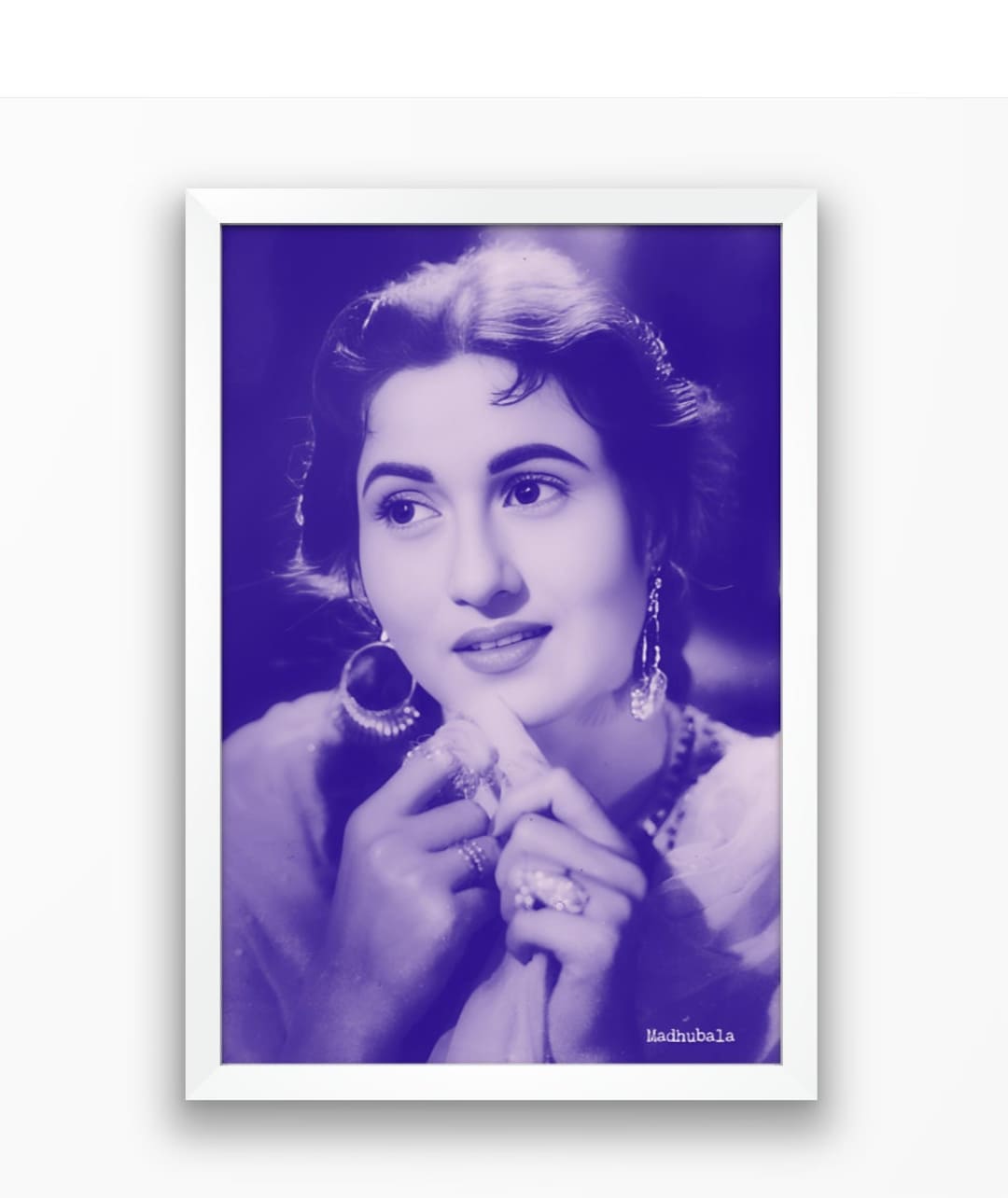Madhubala Poster Bollywood Actress Vintage Art Instant Download - Etsy