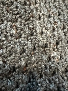 Gray Tweed Crochet Scarf - Etsy