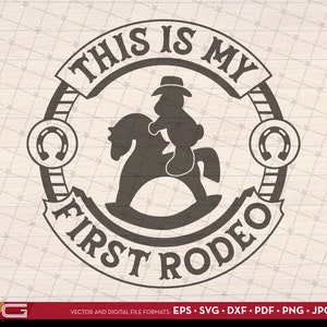 This is My First Rodeo SVG, Texas Rodeo, Houston Rodeo - Etsy