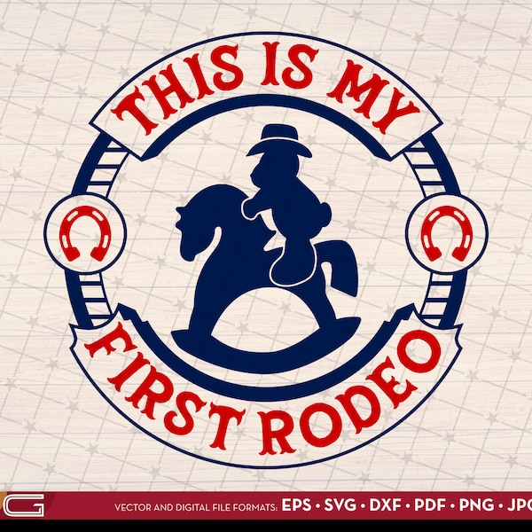 My First Rodeo Svg - Etsy