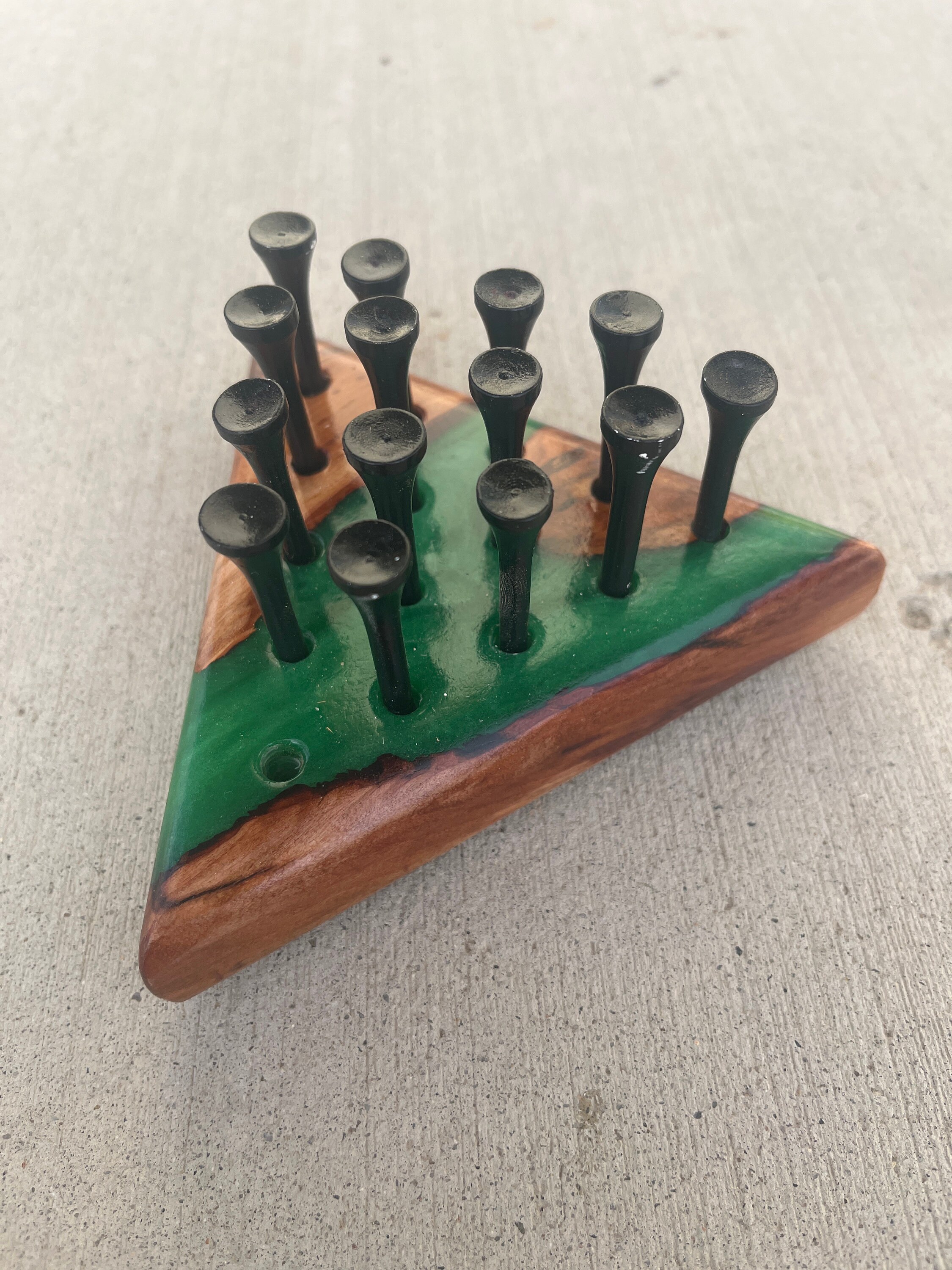 Classic Triangle Peg Game - Etsy