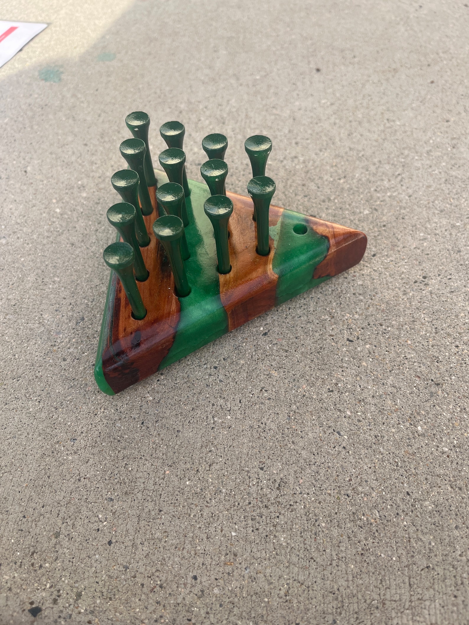 Classic Triangle Peg Game - Etsy