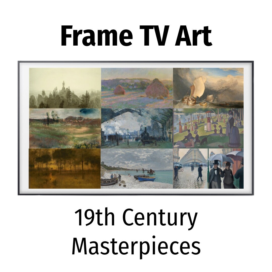 19th Century Masterpieces Samsung Frame TV Art Monet, Degas More - Etsy