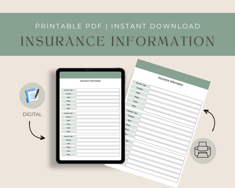 End of Life Planner Printable Digital Final Preparations When I Die ...