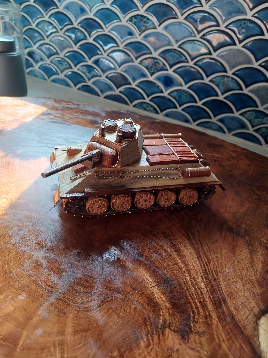 Wooden T-34 Tank Display Model - Etsy