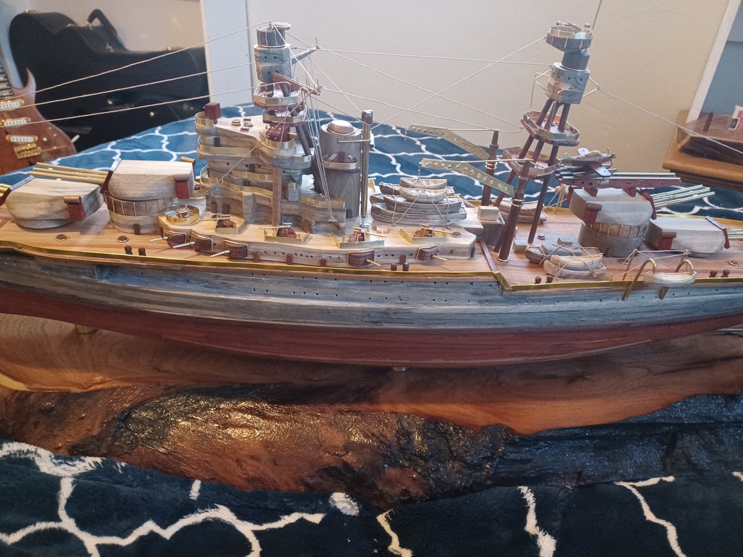 Wooden USS Arizona Display Model - Etsy