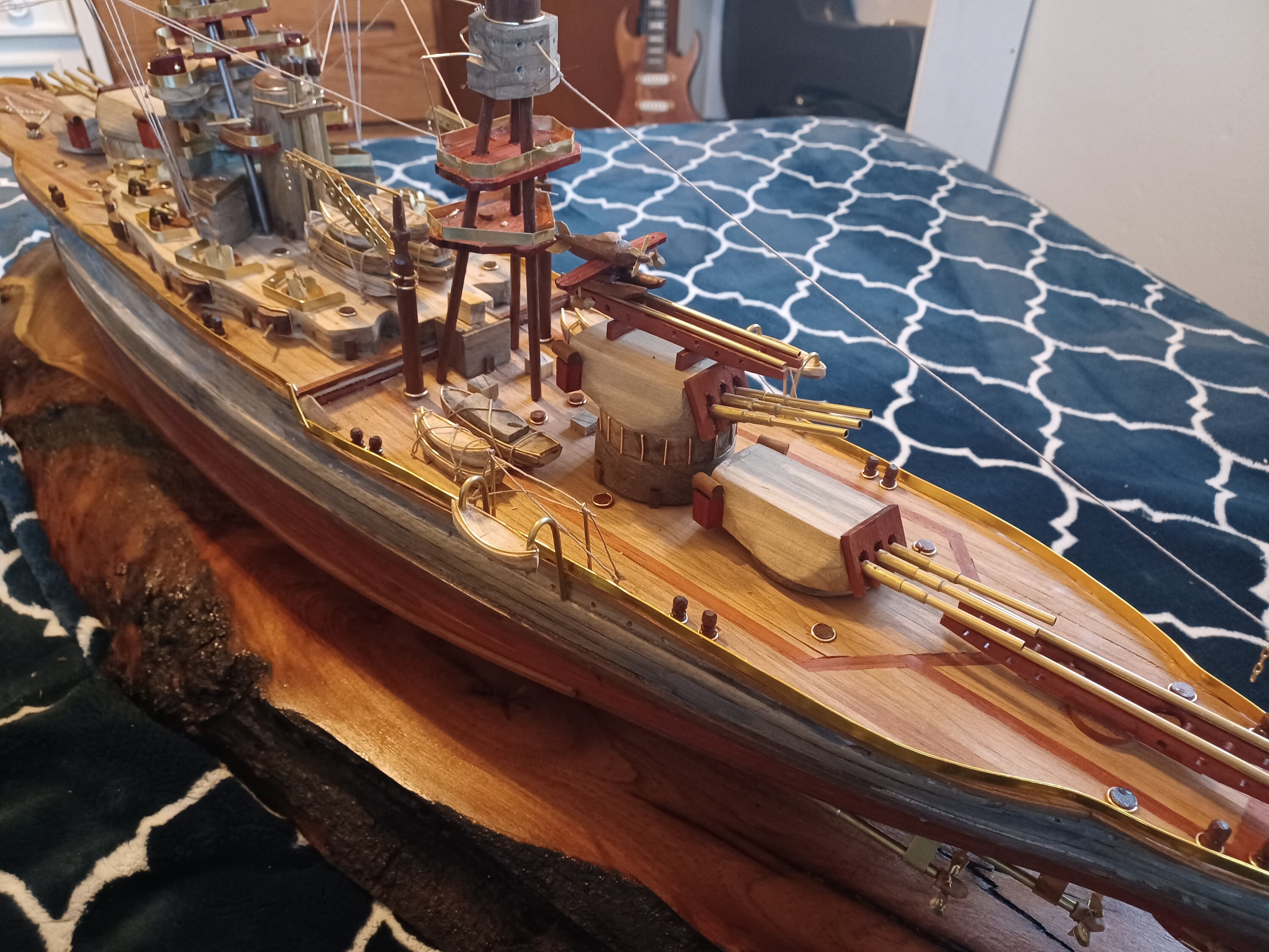 Wooden USS Arizona Display Model - Etsy