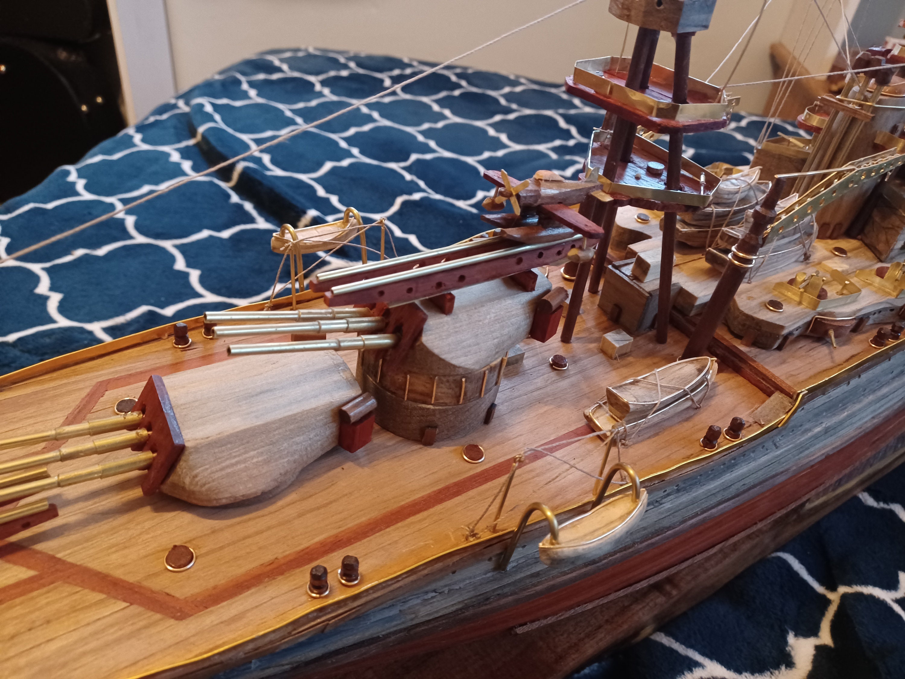 Wooden USS Arizona Display Model - Etsy