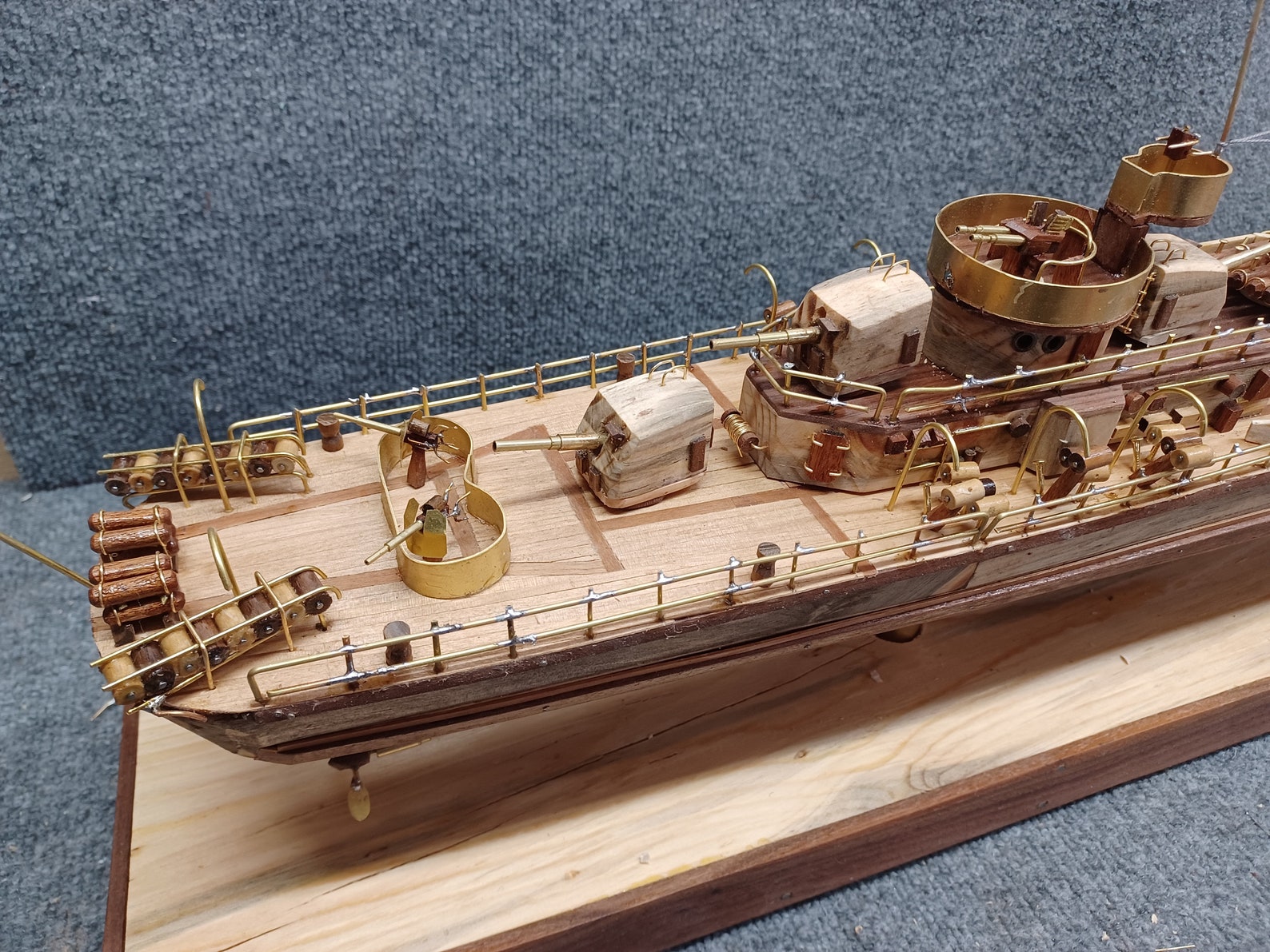 Wooden Fletcher Destroyer Ship Model - Etsy