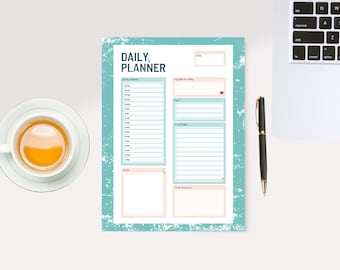 Daily Planner PRINTABLE - Etsy
