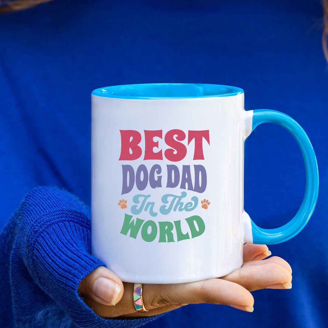 Best Dog Dad Mug Retro Mug Vintage Pet Lover Coffee Cup - Etsy