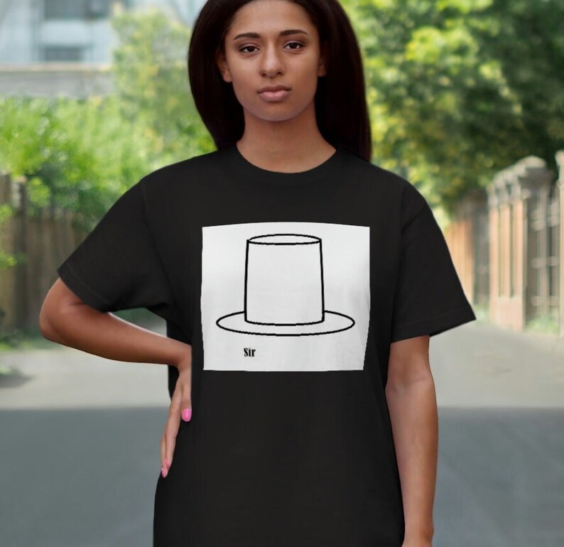 Custom Top Hat T-shirt - Etsy