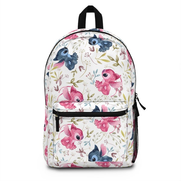 Stitch and Angel Backpack - Etsy