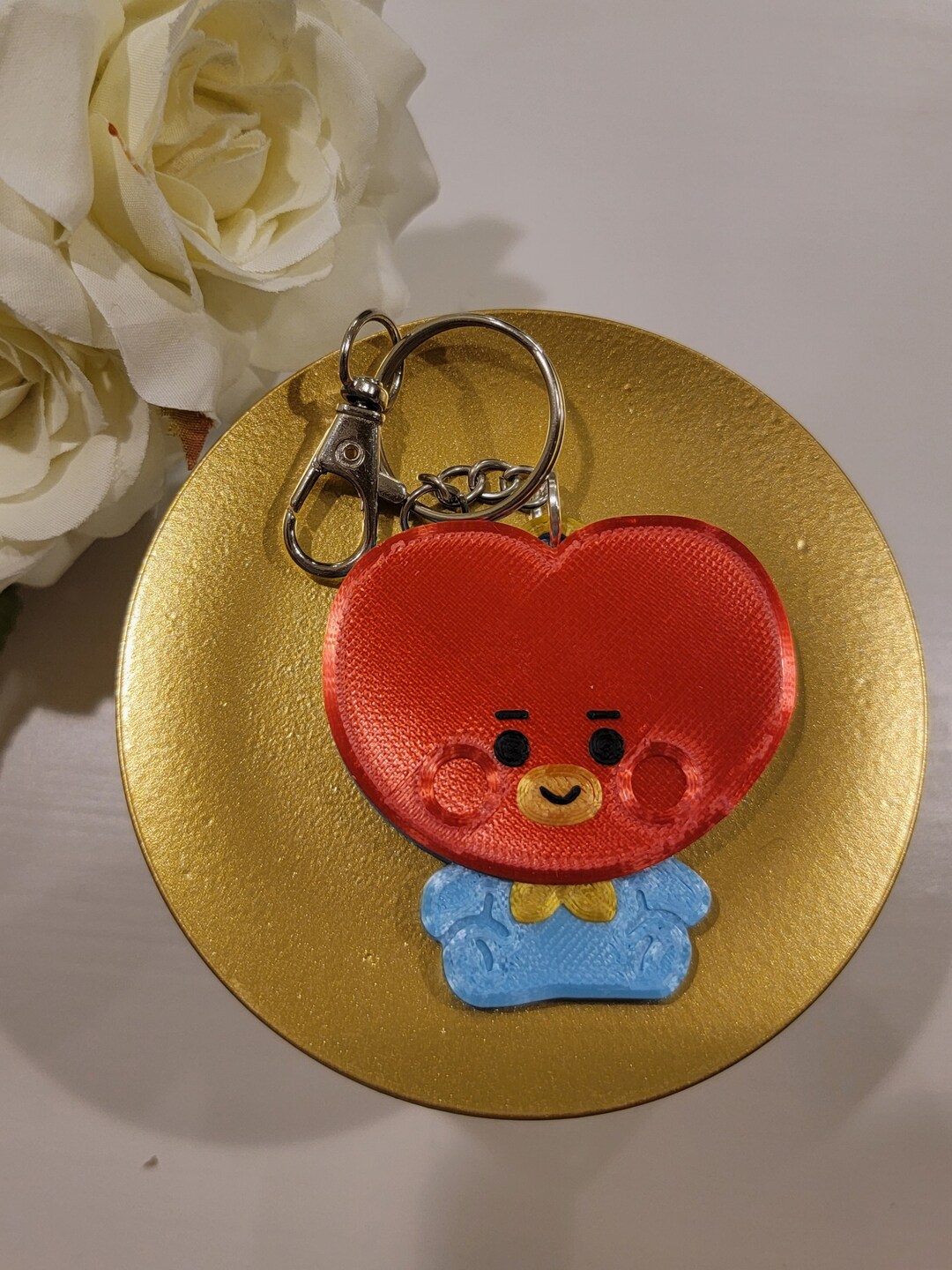 BTS Keychains Kpop 3d Print - Etsy