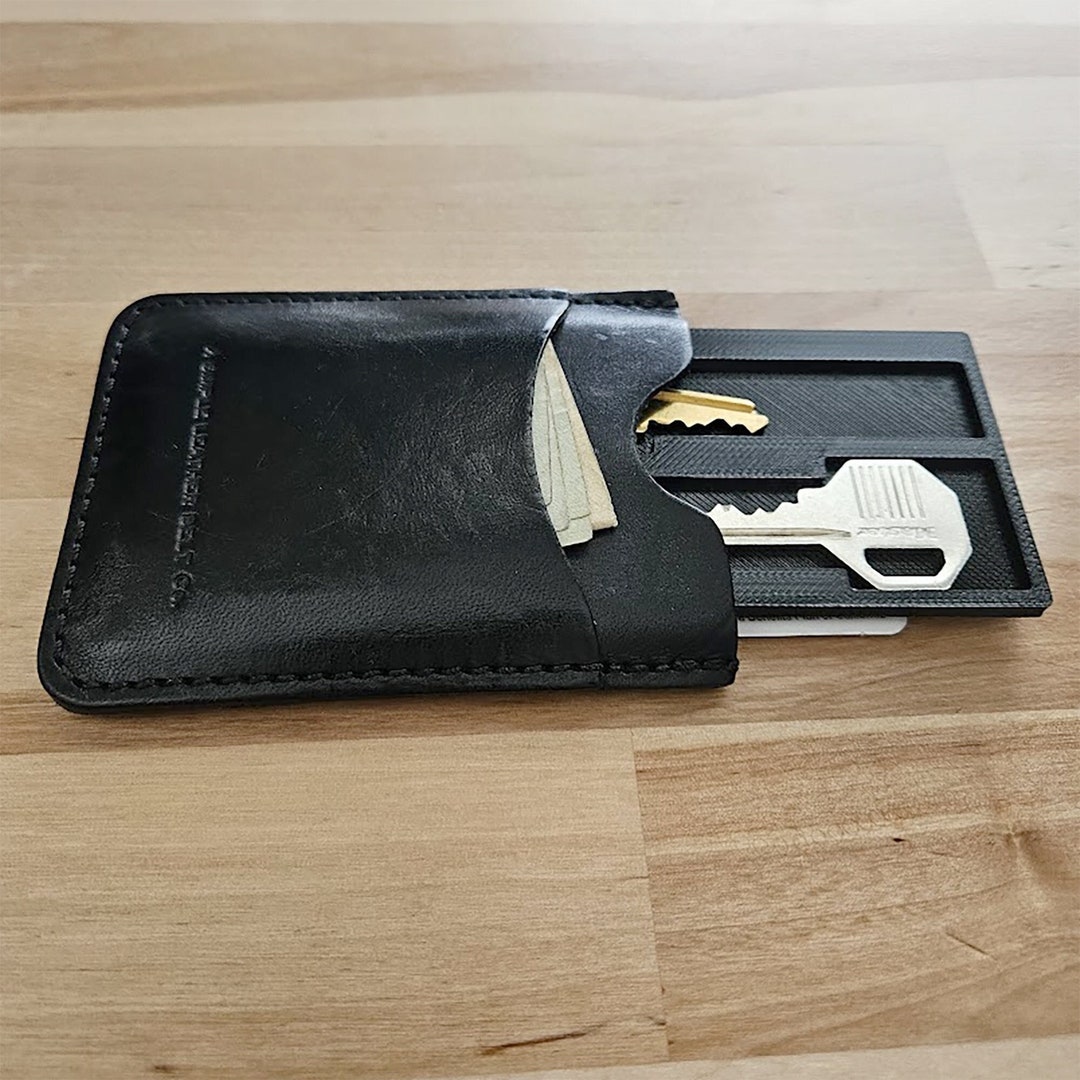 Key Holder Storage Tray for Wallet Black Carbon Fiber Securely Store ...