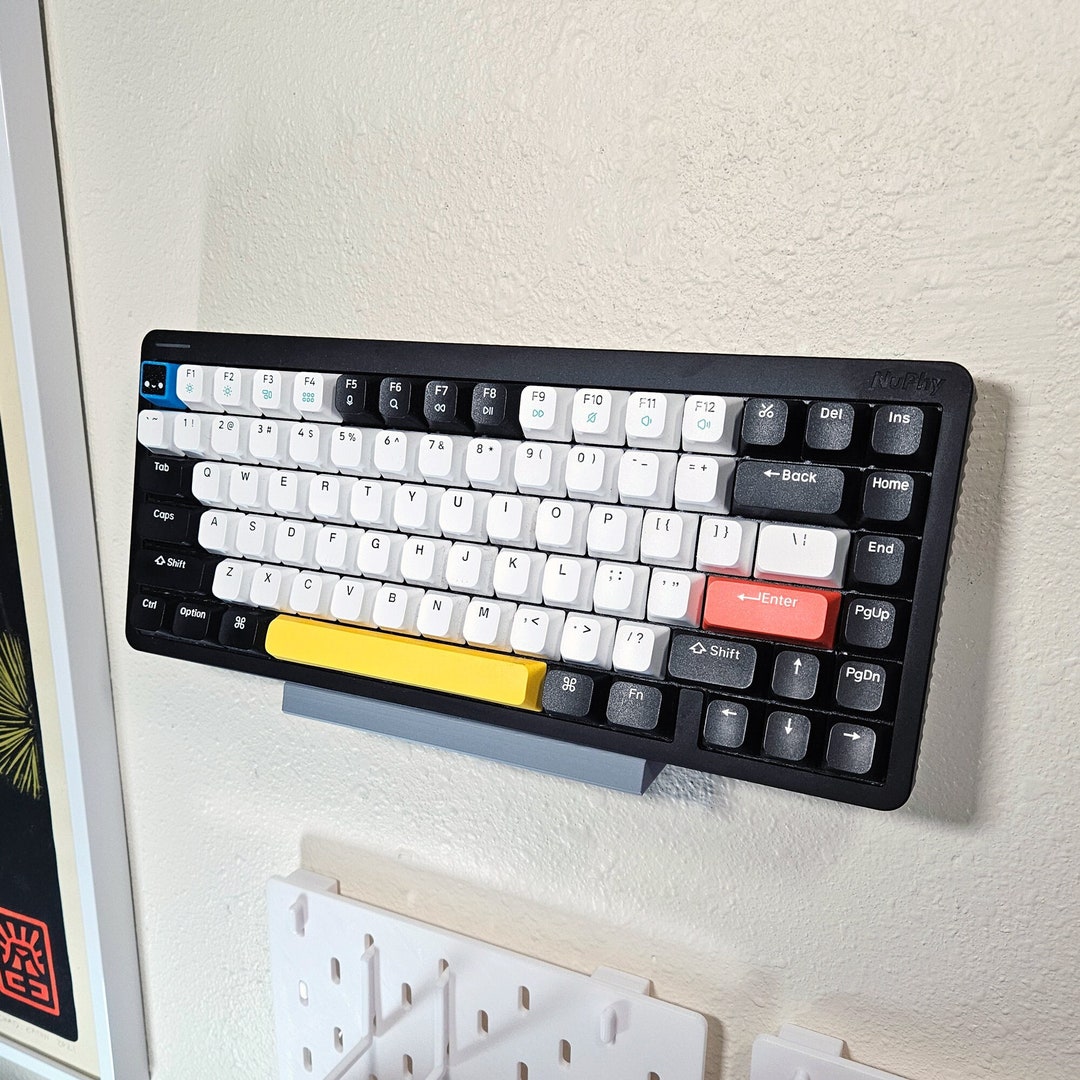 Mechanical Keyboard Wall Shelf/stand - Securely Displays Mechanical ...