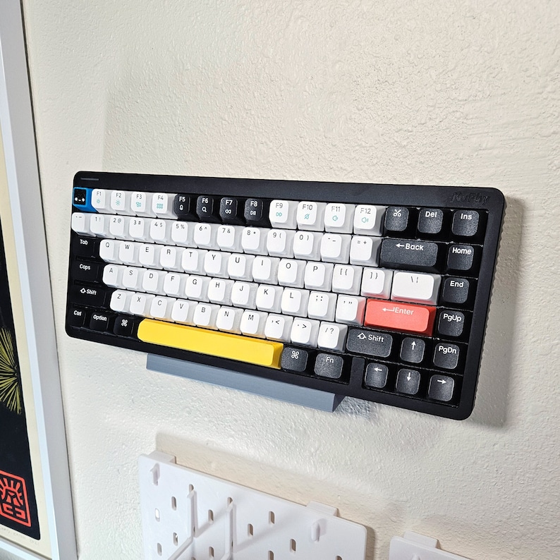 Mechanical Keyboard Wall Shelf/stand Securely Displays Mechanical ...