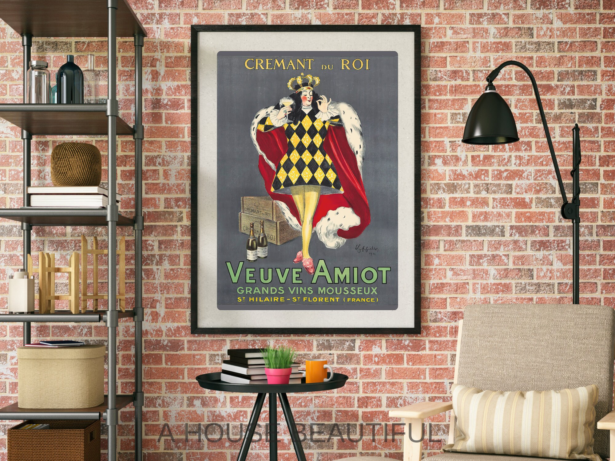 Cremant Du Roi Italian Poster | Vintage Poster | Vintage Download - Etsy