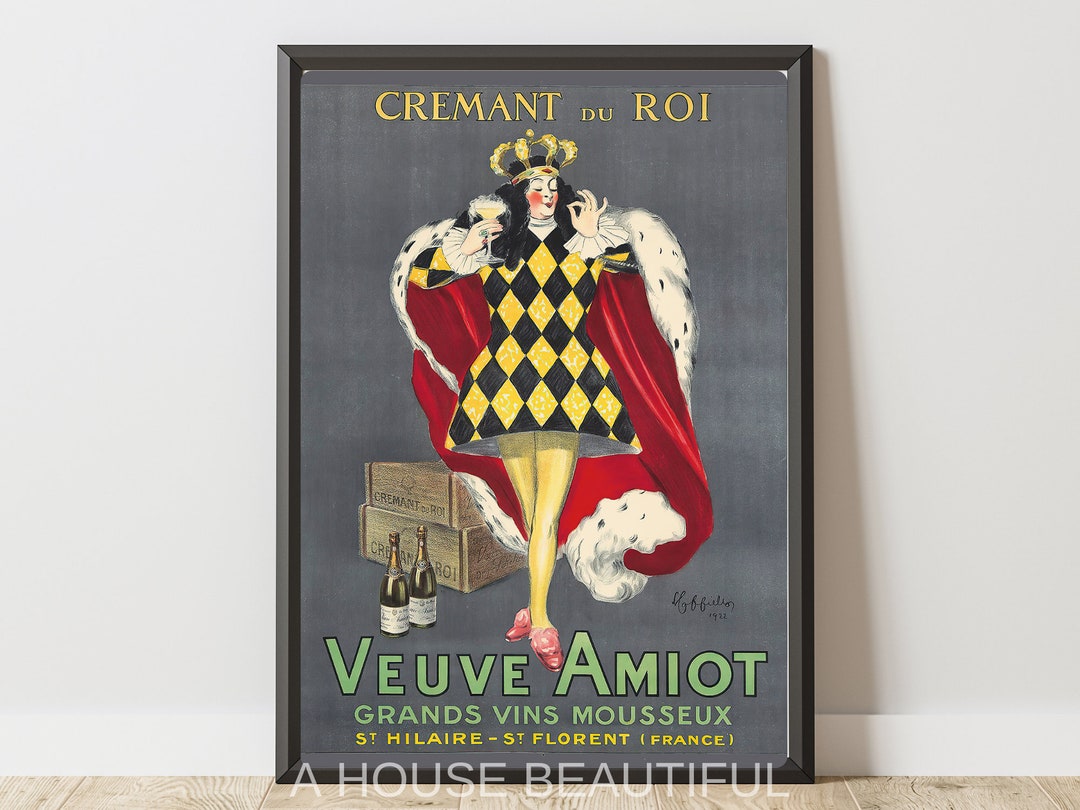 Cremant Du Roi Italian Poster | Vintage Poster | Vintage Download - Etsy