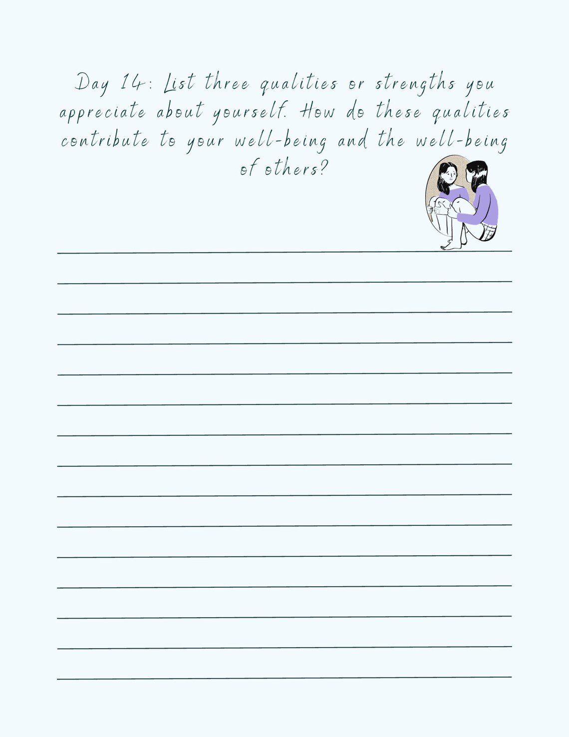 30 Day of Mindfulness- Guided Journal - Digital Download - Etsy