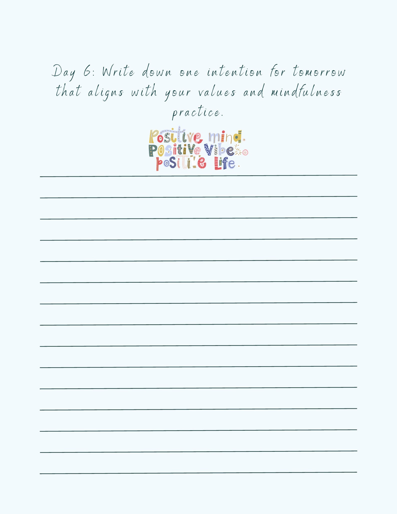 30 Day of Mindfulness- Guided Journal - Digital Download - Etsy