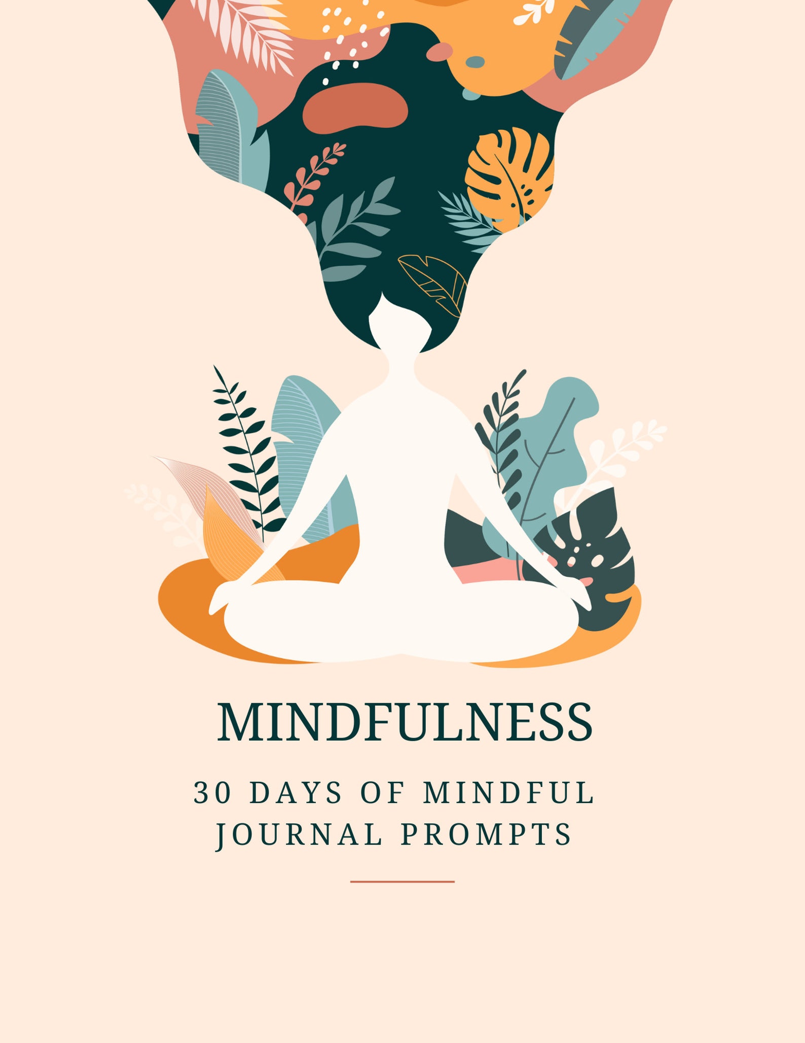 30 Day of Mindfulness- Guided Journal - Digital Download - Etsy
