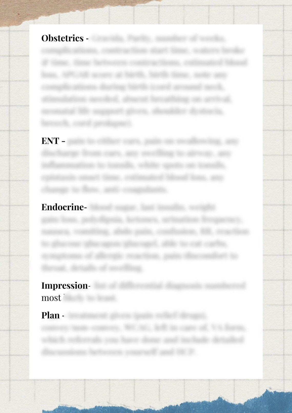 Healthcare Paperwork Template for Ambulance, Nurses & Paramedics - Etsy