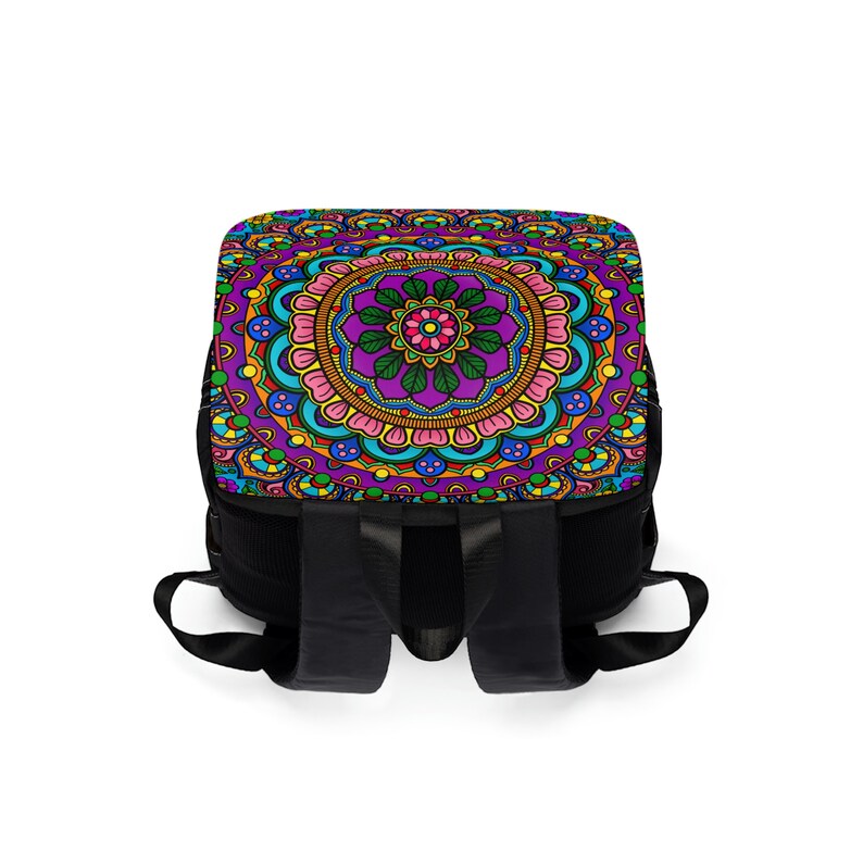 Mandala Full Color Backpack - Etsy