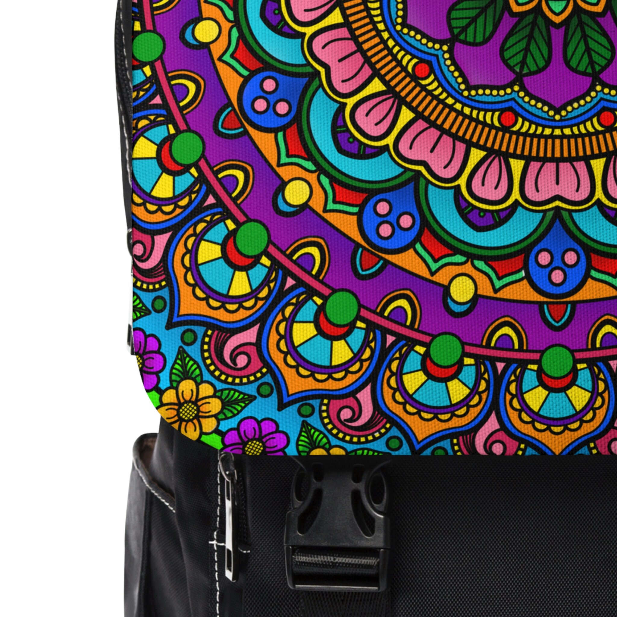 Mandala Full Color Backpack - Etsy