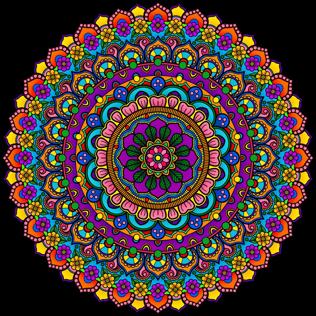 Downloadable Mandala Design - Etsy