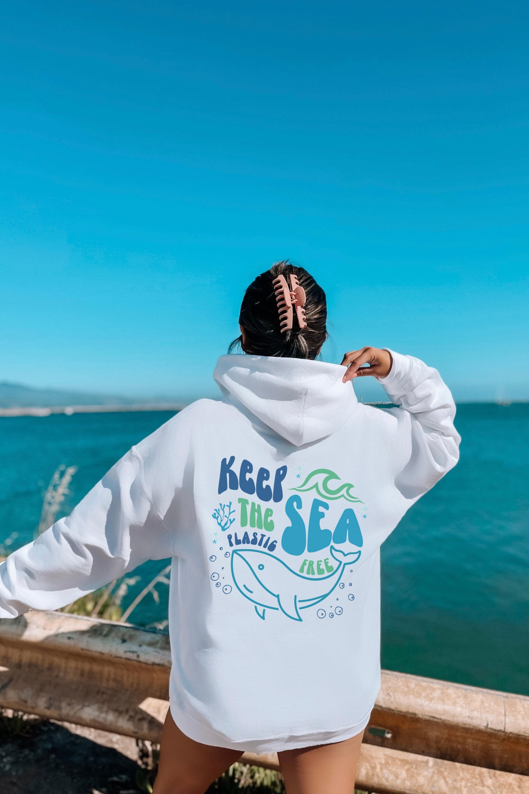 Beach Hoodie, Marine Biology Gift, VSCO Hoodie, Ocean Conservation ...