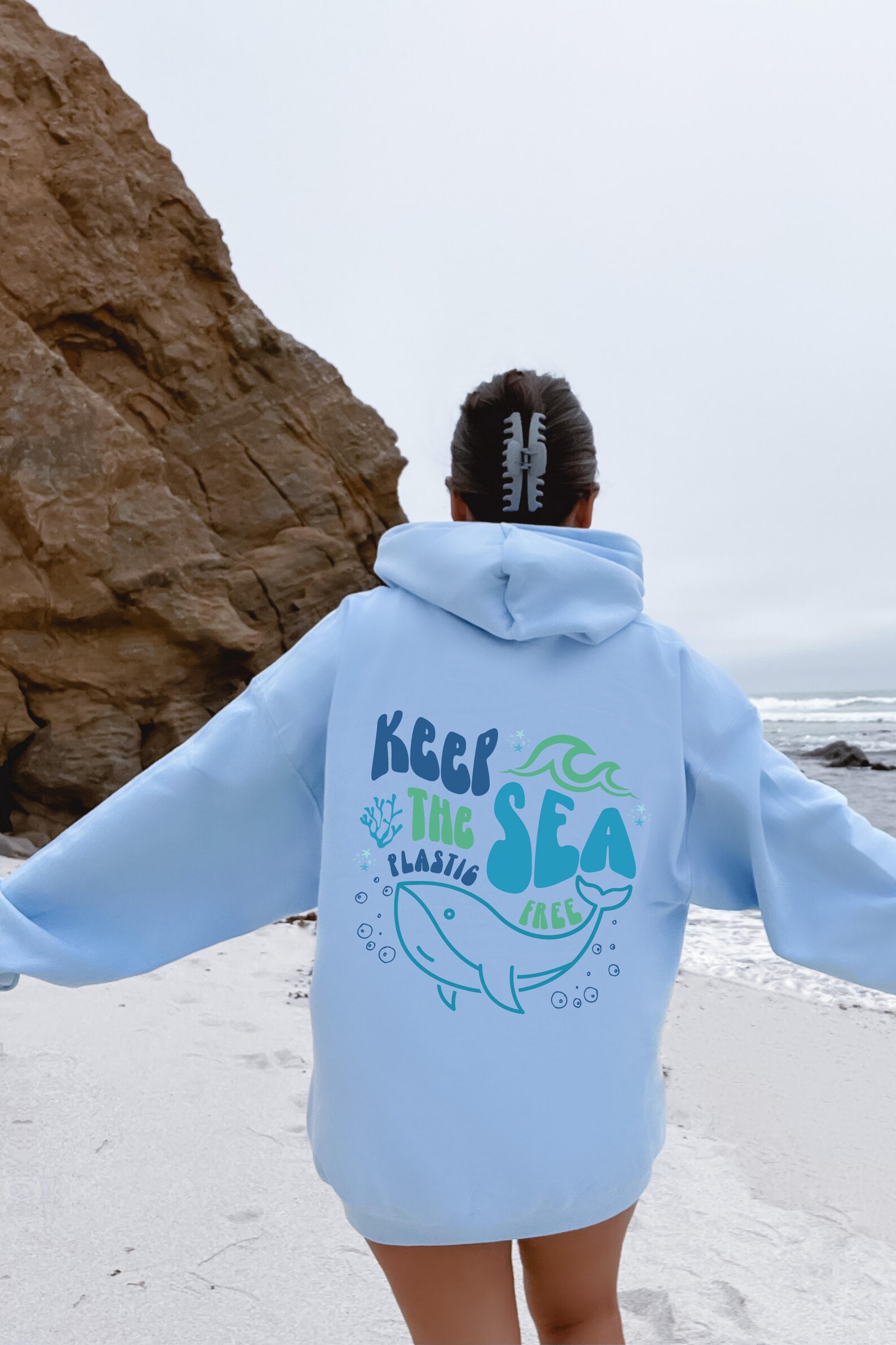 Beach Hoodie, Marine Biology Gift, VSCO Hoodie, Ocean Conservation ...
