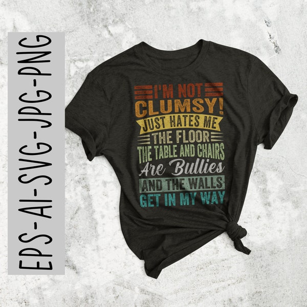 Im Not Clumsy Svg - Etsy
