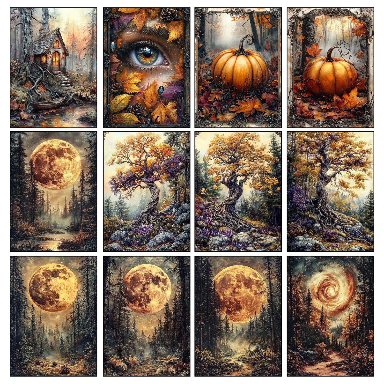 Enchanted Forest Scrapbook, Backgrounds Enchanted Forest Junk Journal ...