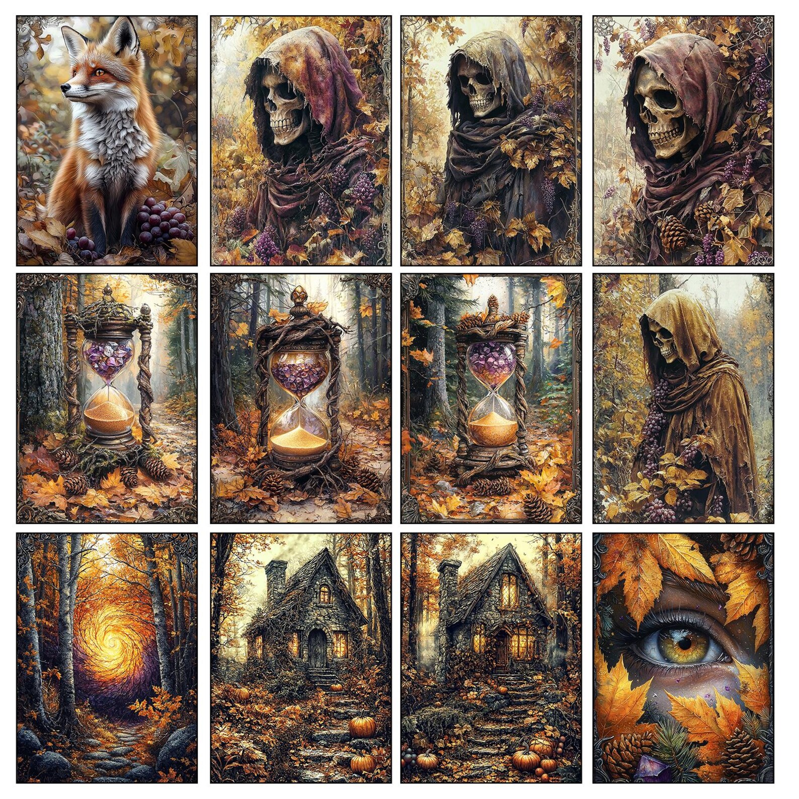Enchanted Forest Scrapbook, Backgrounds Enchanted Forest Junk Journal ...
