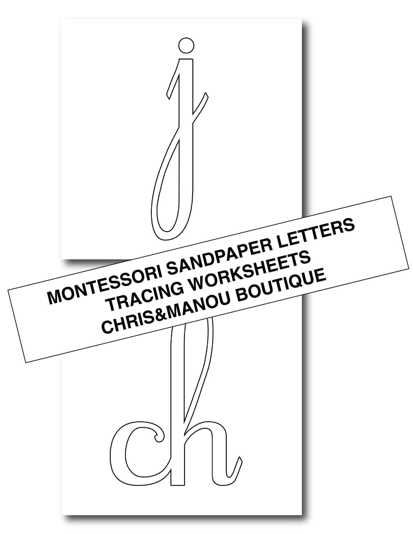 Montessori Sandpaper Letters Tracing Worksheets - Etsy