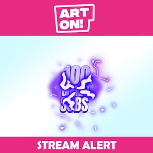 Purple Electric Anime Gifted Sub Alert for Twitch (digital Download) - Etsy