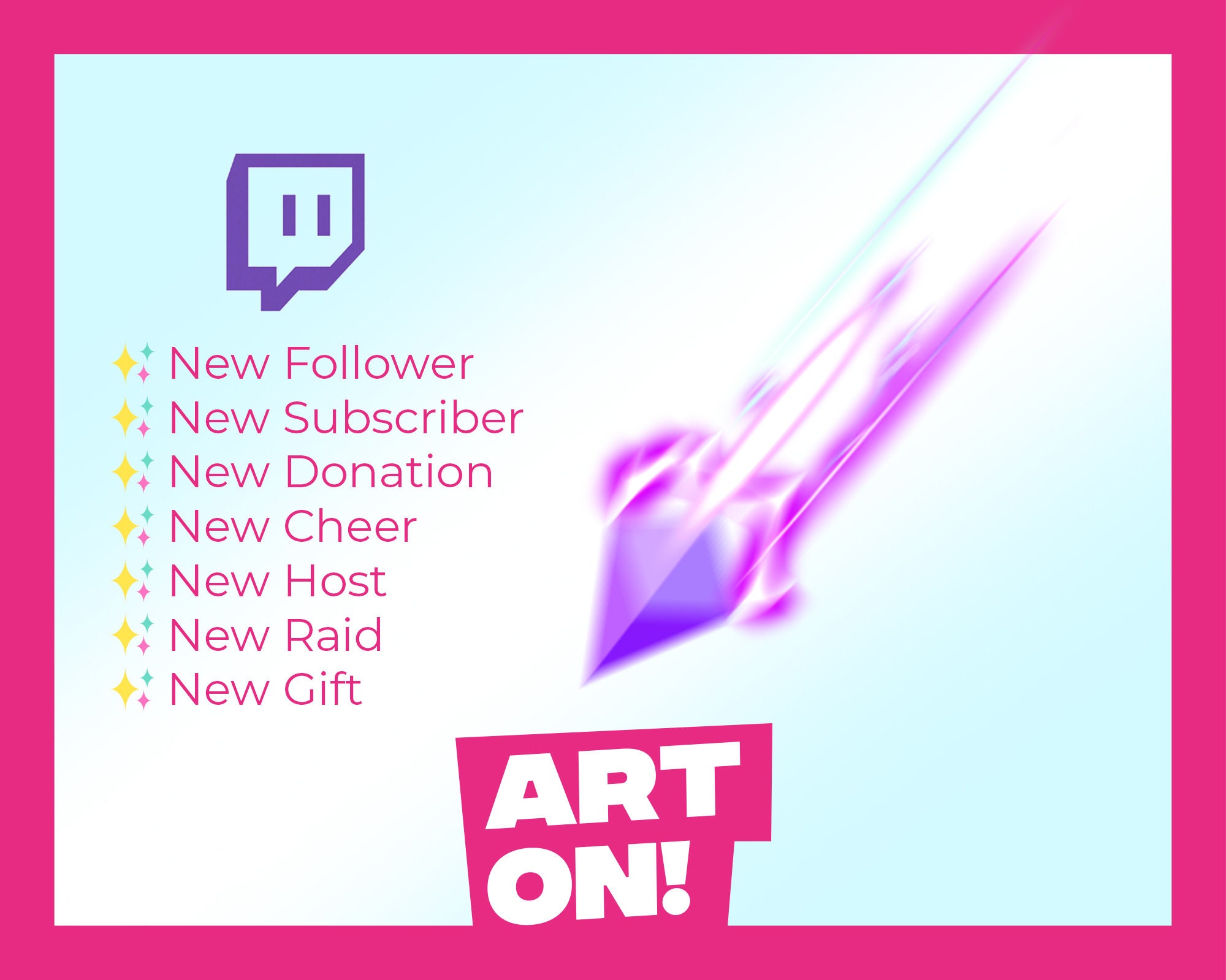 Twitch Bit Cheer Alert With Sound | Full Screen Transparent Overlay ...