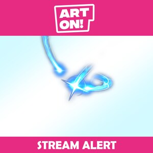Blue Electric Anime Gifted Sub Alert for Twitch | Twitch Streams ...